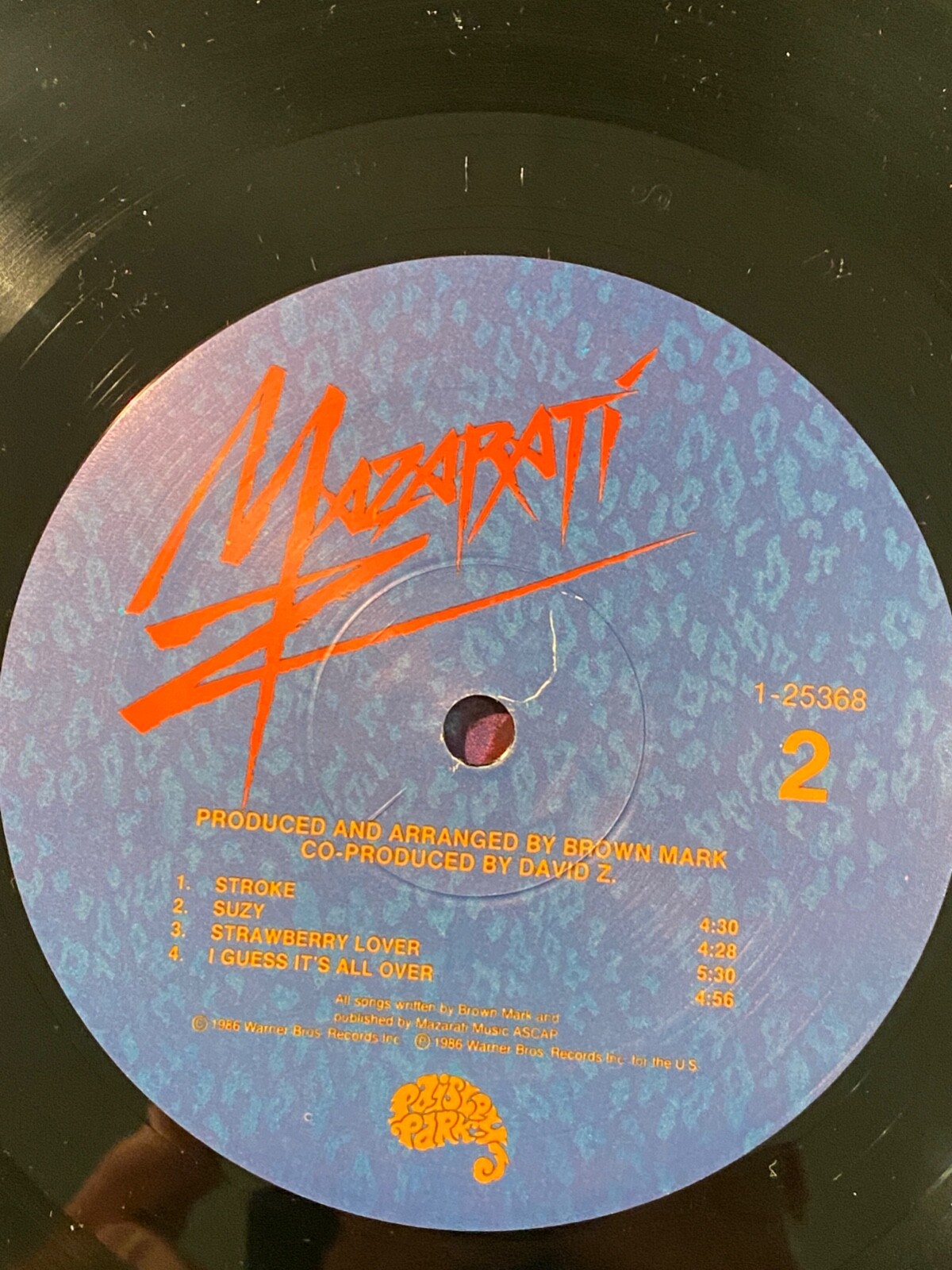 Mazarati (1986) Allied Record Company Pressing Vinyl 12" - Brownmark | eBay