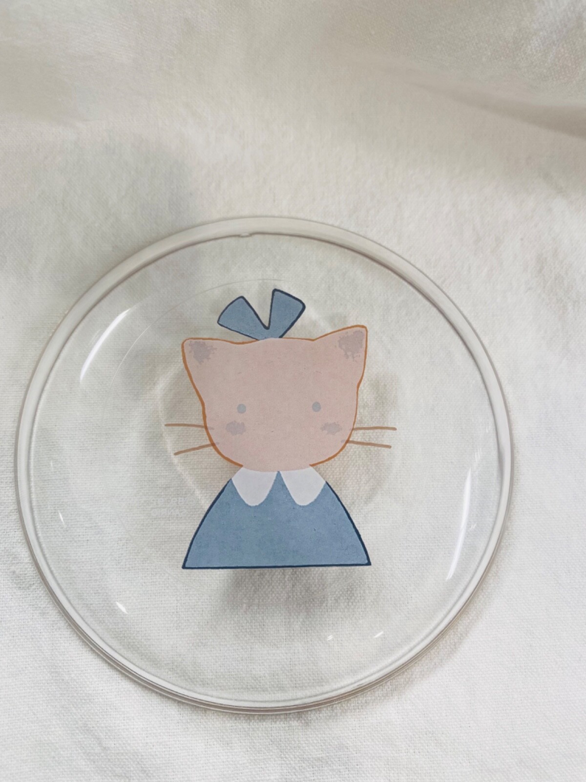 Sanrio Fancy Friends Pinky Winky Glass Dish 1992 Collectable Made in ...