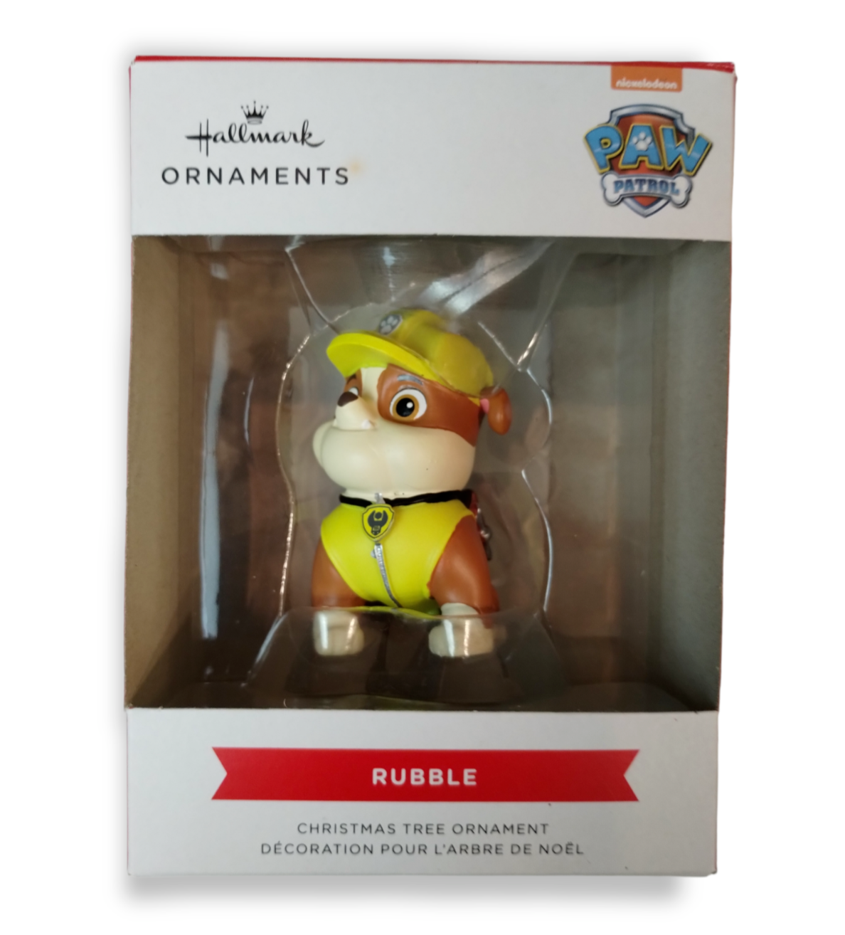 Hallmark Ornaments Paw Patrol Rubble Christmas Tree Ornament New | eBay