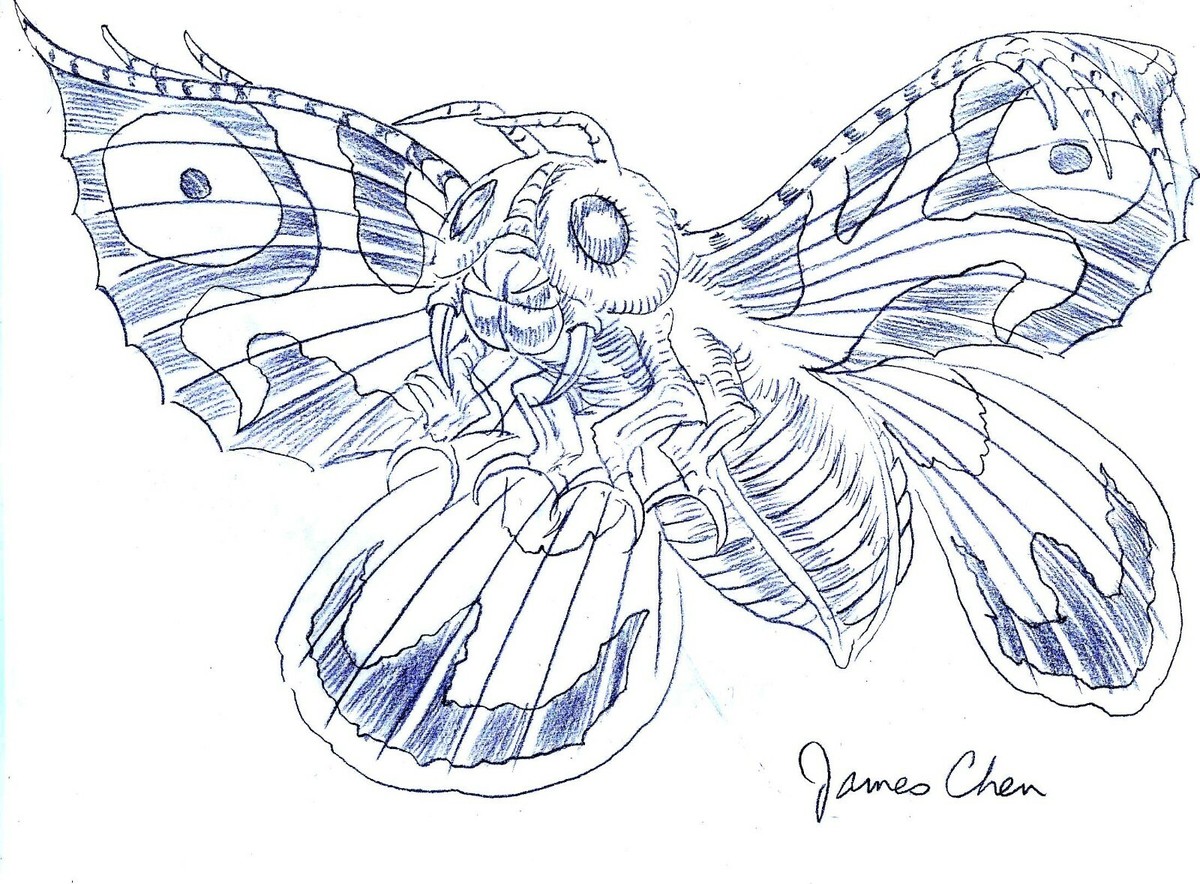 Mothra Drawing