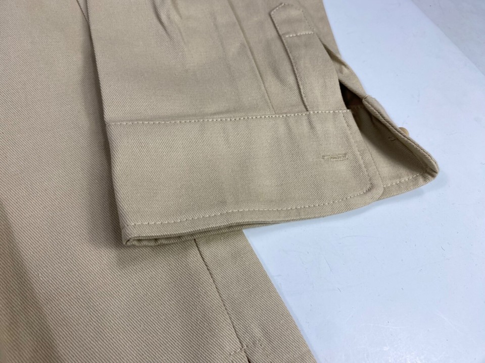 WWII US NAVY OFFICER NCO COMBAT "KHAKIS" SUMMER FIELD SHIRT-SIZE 2, 42 ...