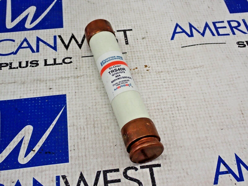 TRS40R Ferraz Shawmut Tri-Onic Mersen 40 Amp 600V Time Delay RK5 Fuse ...