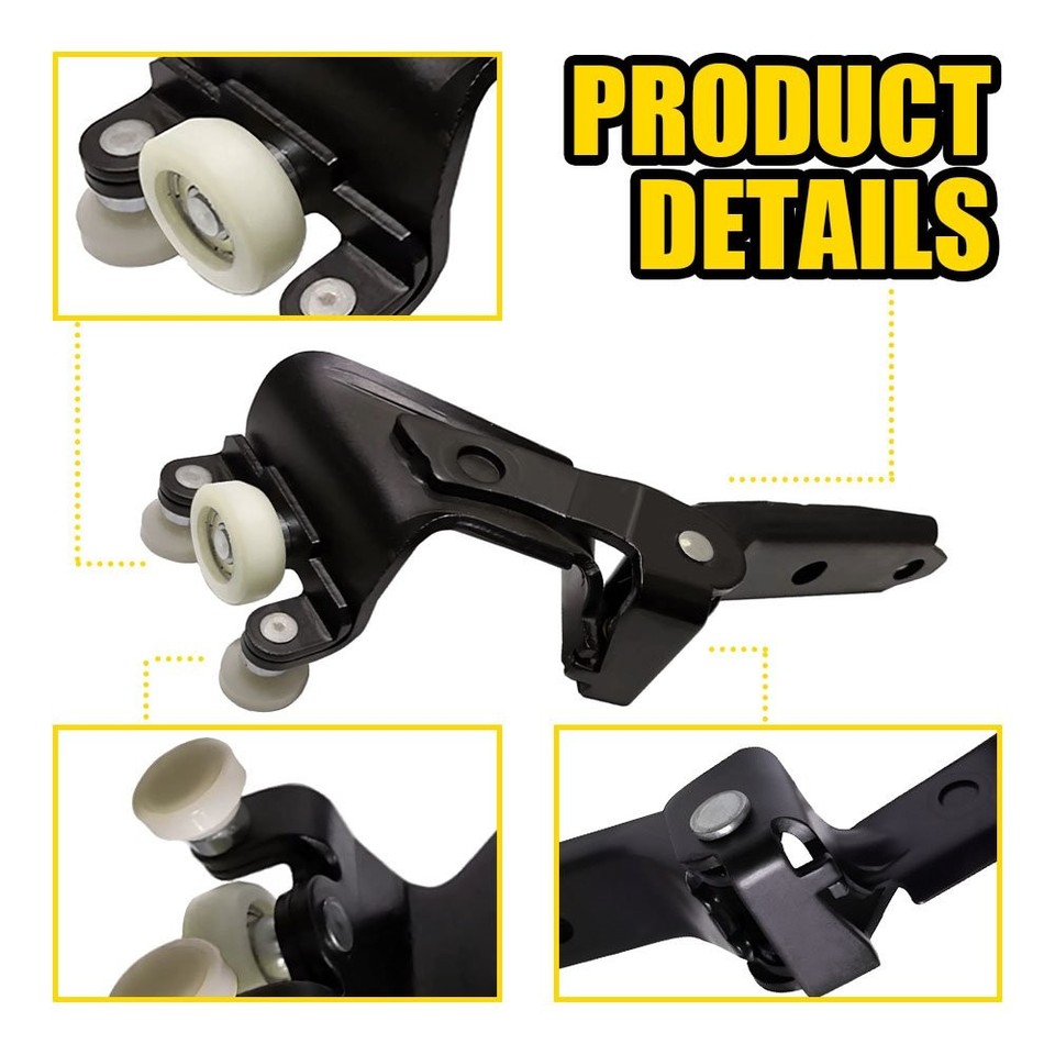 7H0843336 Sliding Door Roller Guide Hinge Middle Right Side For VW ...