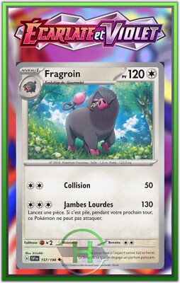 Fragroin - EV1:Écarlate et Violet - 157/198 - Carte Pokémon Française ...