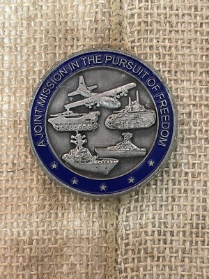 A Joint Mission In The Pursuit Of Freedom Challenge Coin | eBay