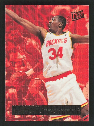 1995 Fleer Ultra Double Trouble #5 Hakeem Olajuwon Houston Rockets | eBay