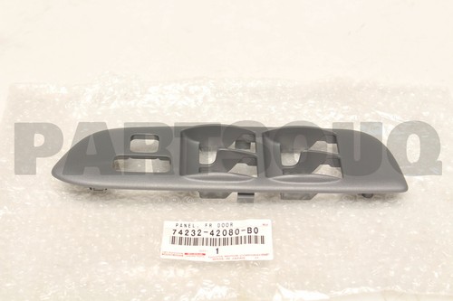 7423242080B0 Genuine Toyota PANEL, FRONT ARMREST BASE, UPPER LH 74232 ...