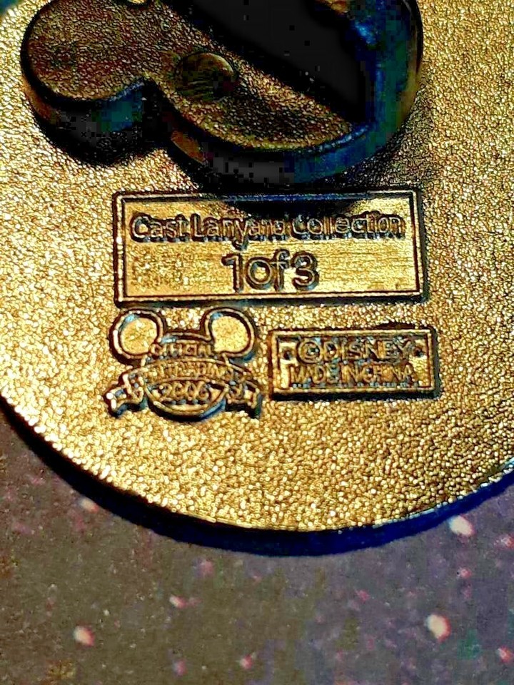 Disney Pin WDW 2006 Cast Lanyard Collection Round Mickey Mouse Icons ...