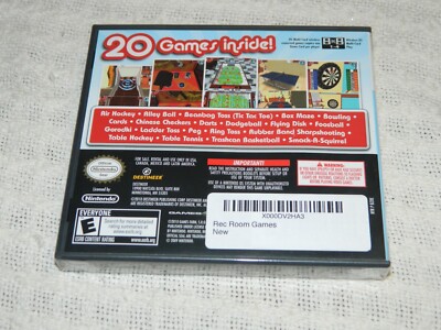 Rec Room Games Nintendo DS recognized 2011
