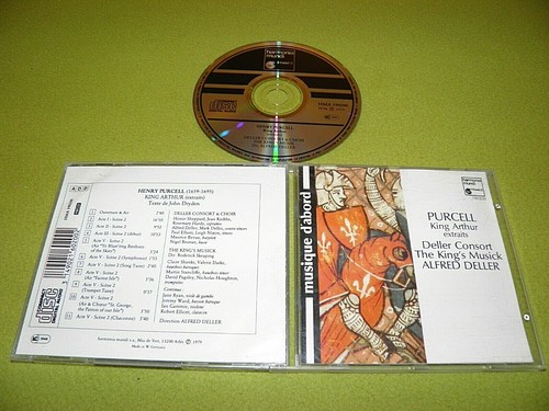 Purcell - King Arthur / Alfred Deller Consort / (1979) Germany Harmonia ...