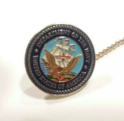 US Navy Lapel Pin Department Of The Navy Tie Tack Lapel Pin USN Brand ...