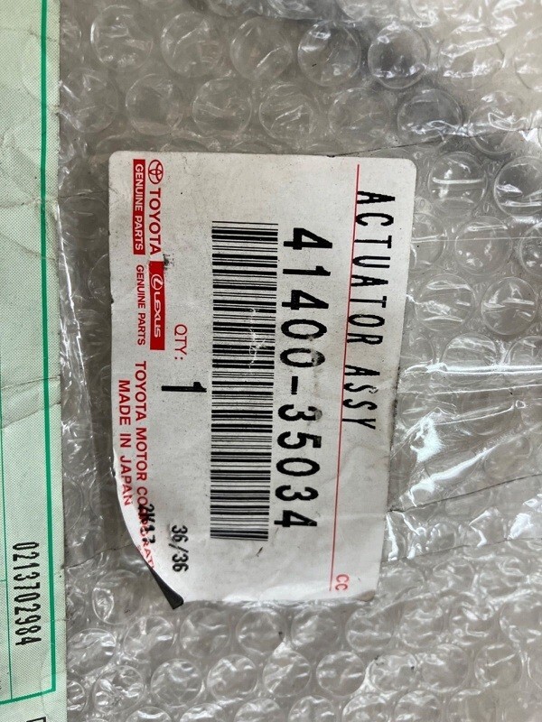 41400-35034 TOYOTA Genuine 4Runner Front 4WD Differential Vacuum ...