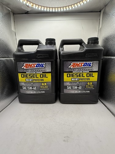 Amsoil Signature Series 15W-40 max Duty 100% Synthetic Diesel Oil 1 ...