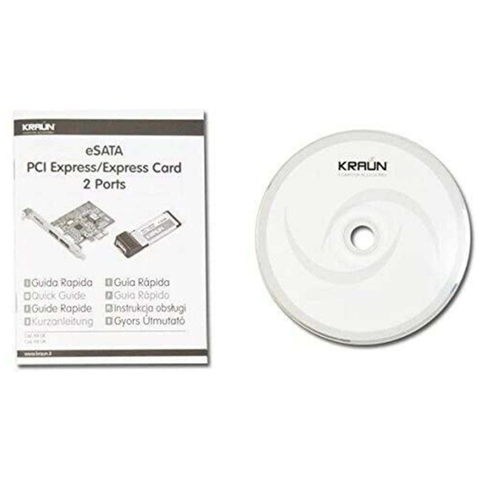 Express Card Adapter For Notebook Desktop With 2 eSATA Ports Dell ...
