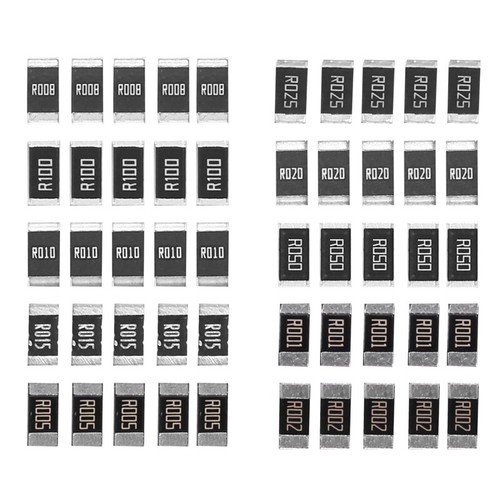 50Pcs Alloy Resistance 2512 SMD Resistor Samples Kit,10 Kindsx5pcs ...