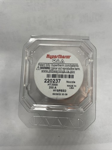 Hypertherm Ht2000 Nozzle Amp 200 Hyspeed 220237 for sale online | eBay
