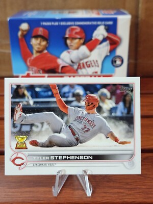 2022 Topps Series 1 Baseball Tyler Stephenson - Cincinnati Reds - Base ...