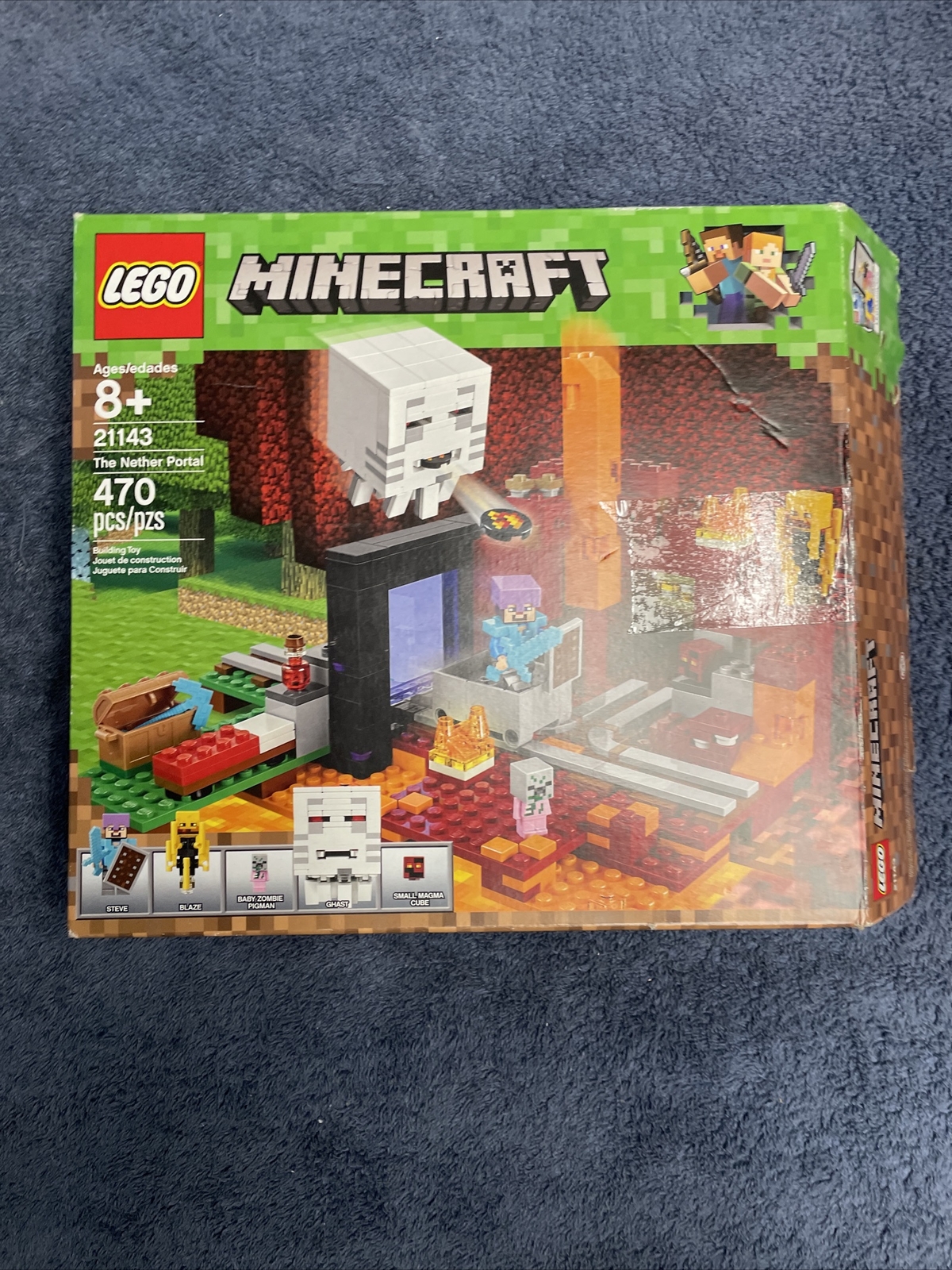 Lego Minecraft Nether Instructions