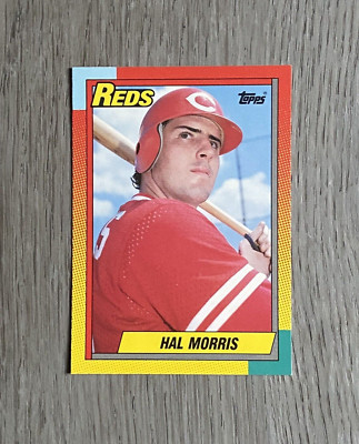 1990 MLB Topps Traded Baseball | Hal Morris RC | #76T | Cincinnati Reds ...