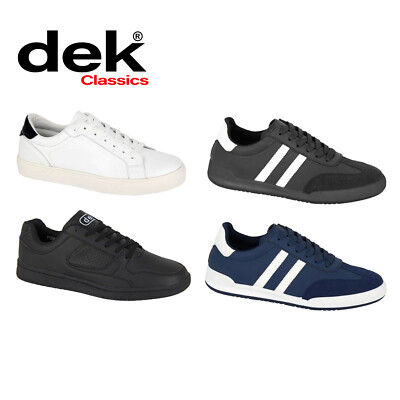 Dek Mens Classic Trainers Casual Court Fashion Retro Smart Leisure ...