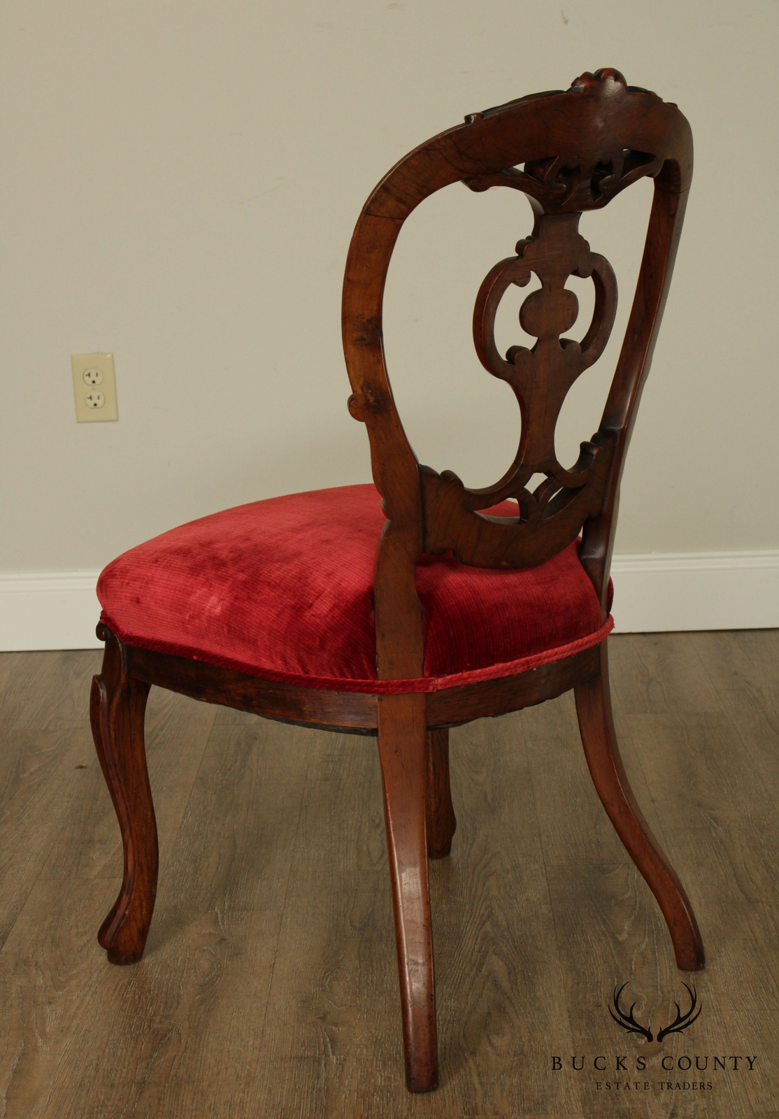 Antique Victorian Rococo Revival Set 6 Rosewood Side Dining Chairs | eBay