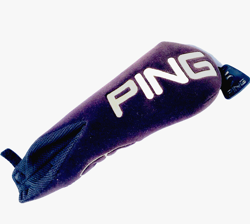 Ping Soft Head Cover i3 Woods 17-4 Steel Plush Suede Fabric Brown Golf ...