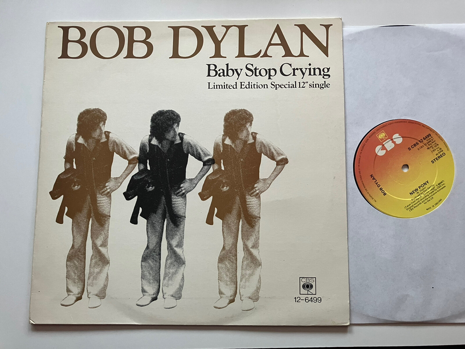 Bob Dylan U.K. 12” Baby Stop Crying | eBay