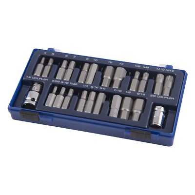 Kincrome 1/2" Drive Hex and Spline Drive Socket Set - 23 Piece Tools ...