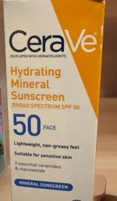 CeraVe Hydrating Sunscreen SPF 50 Face Lotion 3606000514959| eBay