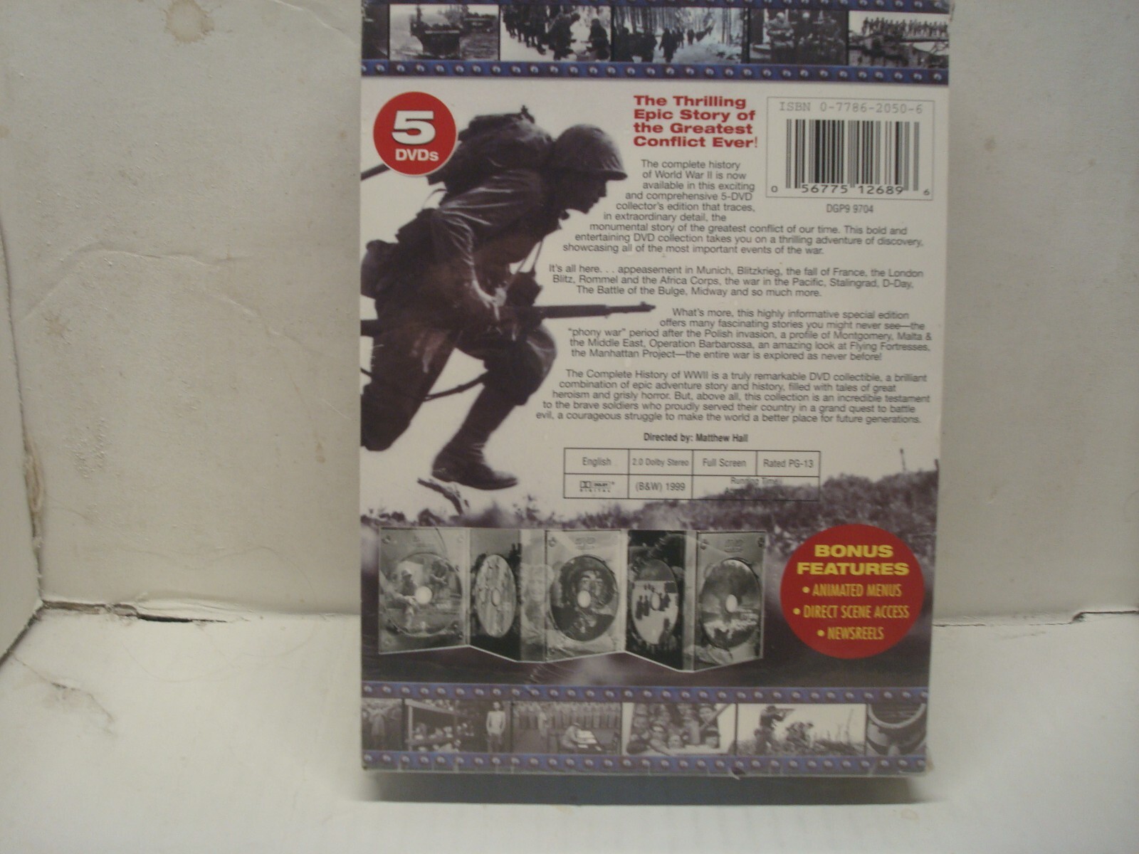 Complete History of World War II (DVD, 2003, 5-Disc Set) for sale ...
