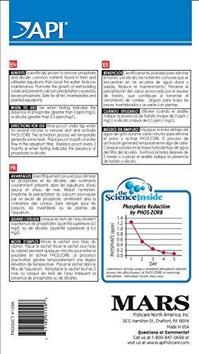 API PHOS-ZORB SIZE 6 Aquarium Canister Filter Filtration Pouch 1-Count ...