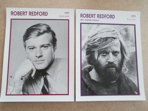 ROBERT REDFORD - 2 FRENCH TRADING "ROOKIE" CARDS | eBay