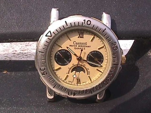 CASSANT QUARTZ Moon Phase WATCH | eBay