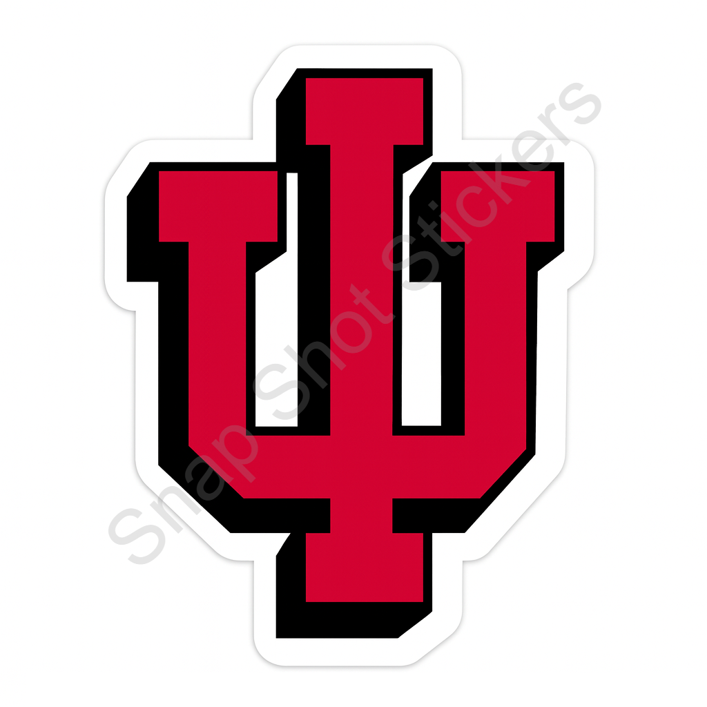Indiana Hoosiers Logo (1982-2001) Weather Resistant Vinyl Sticker/Decal ...