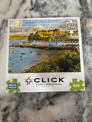 Mega Puzzles Click "Isle Of Skye” 27" x 19" 500 pc Jigsaw Puzzle SEALED ...
