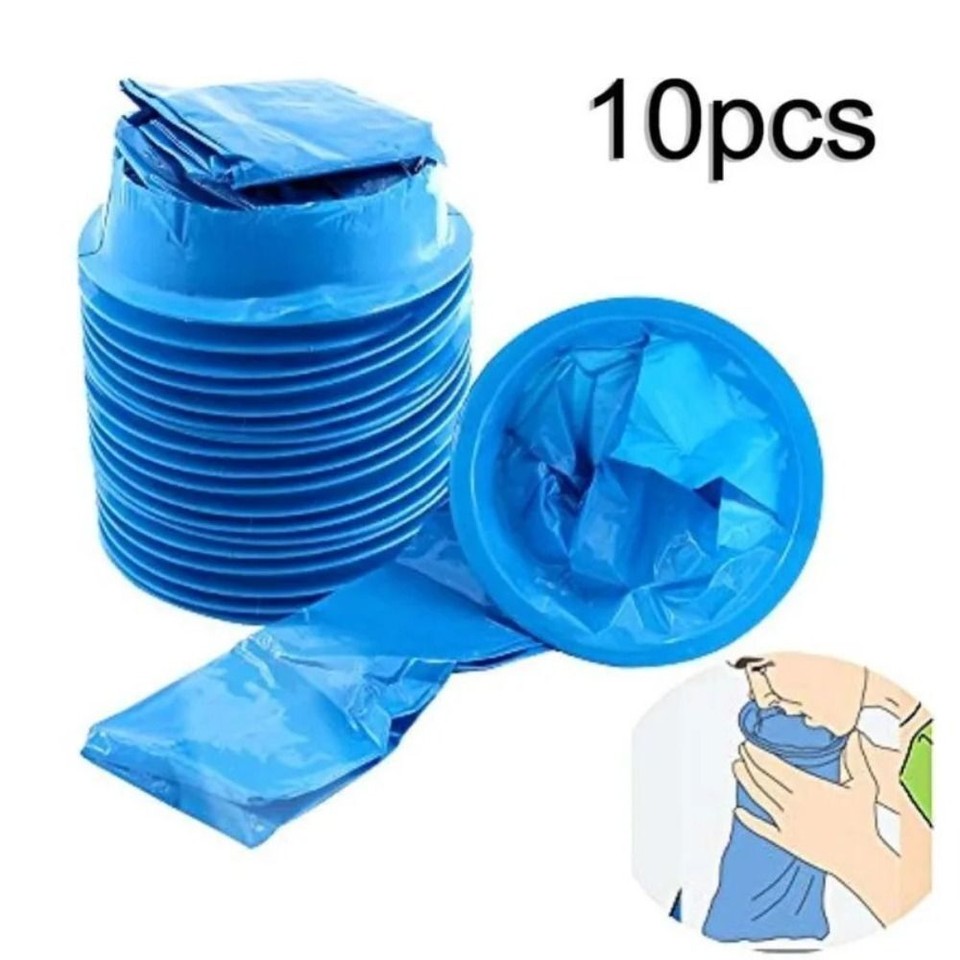 10Pcs Vomit Cleaning Bag Leak Resistant Throw Up Bags 1000ML Nausea ...