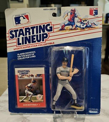 1988 Kenner Starting Lineup Don Mattingly #23 MLB New York Yankees 1st ...