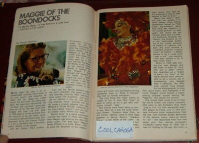 1970 TV ARTICLE MARTHA RAYE BOSS WITCH H.R.PUFNSTUF BENITA BIZARRE THE ...