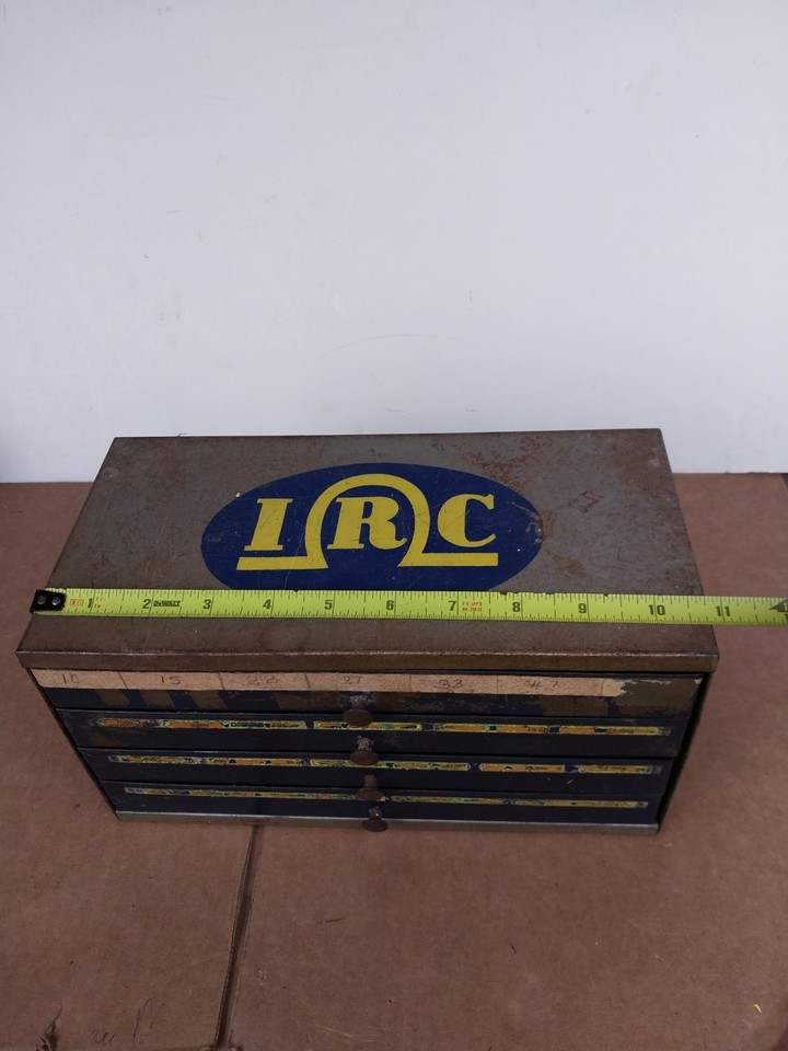 Vintage IRC Resist-O-Cabinet 4 Drawer Metal Storage Box With Resistors ...