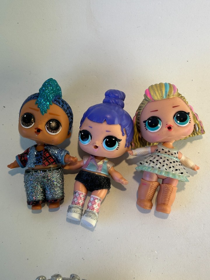 LOL Surprise Dolls Lot Of 5 Dolls Light To Dark Complexion Girls MGA ...