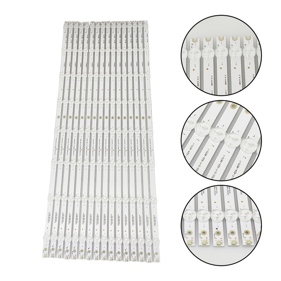 New LED Backlight Strips FULL SET LB65018 (16) for Vizio D65U-D2 D65-D2 ...