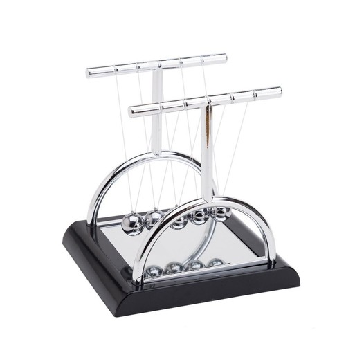 THY COLLECTIBLES Unique Semicircle Newtons Cradle Balance Balls With ...