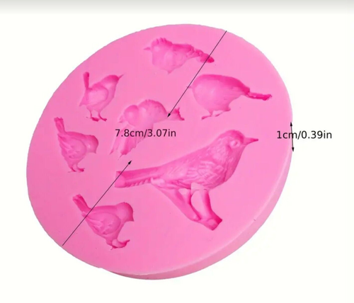 small birds mold food safe fondant chocolate clay resin FAST Free Ship ...