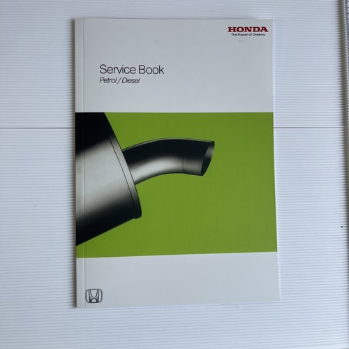 Honda CRV Service History Book Blank For All Models | eBay