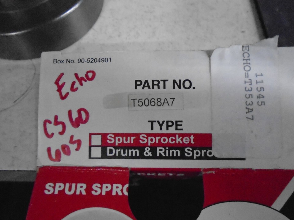 NEW PRO SPUR SPROCKET FITS ECHO CS60, CS60S, 3/8' PITCH 7 TOOTH, FREE BEARING | eBay
