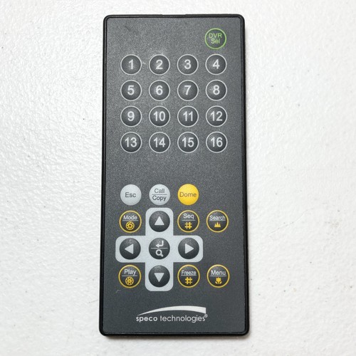 SPECO TECHNOLOGIES DVRNTSELRC, RTDVRNTSELRC, DVR16TL, DVR4TL, DVR8TL ...