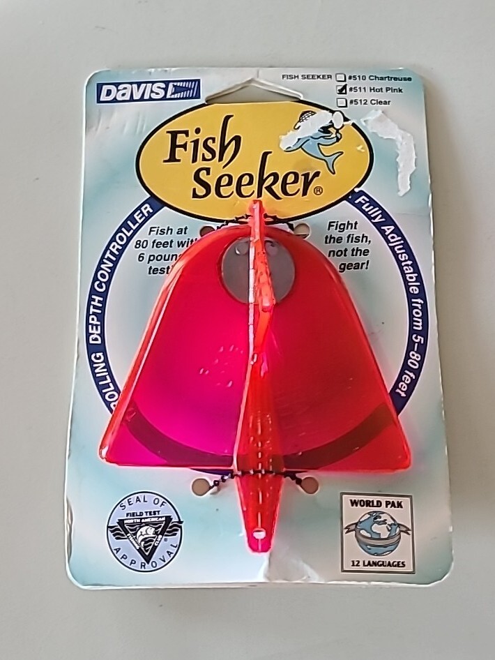 Davis 511 Fish Seeker Trolling Plane - Hot Pink Free Shipping | eBay