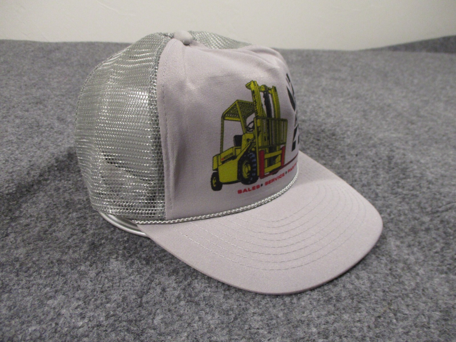 Vintage Hyster Forklift Snapback Hat Cap Adult Mesh B… - Gem