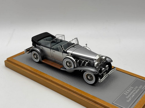 XEROX brand 1:43 Silver Duesenberg J116 Dual Cowl classic car resin car ...