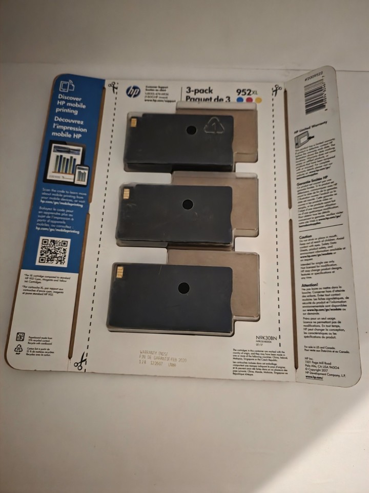 HP 952XL Cyan; Magenta; Yellow High-Yield Ink Cartridges, Set Of 3 ...